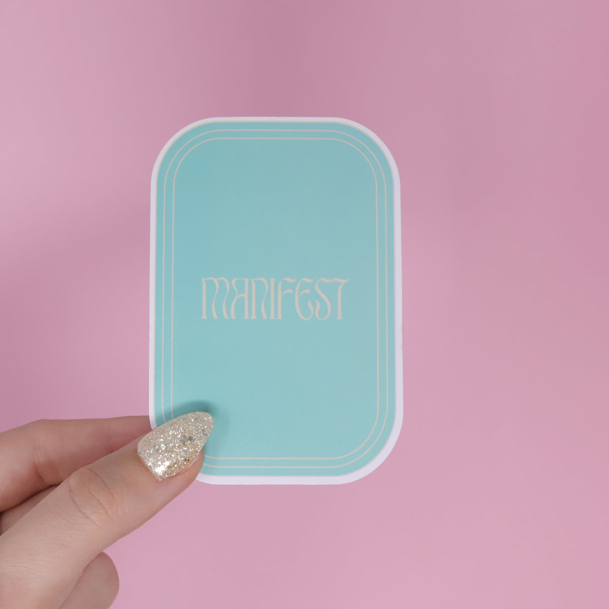 Manifest Blue Sticker – Made Au Gold